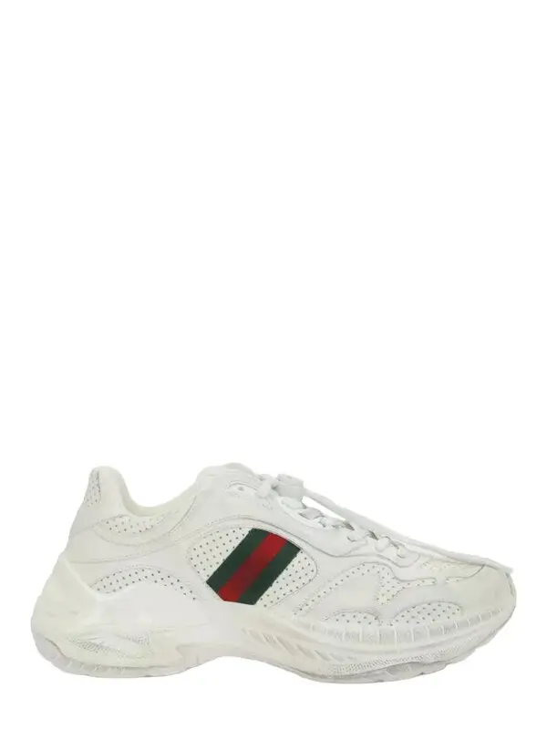 Gucci Striped Sneakers - White