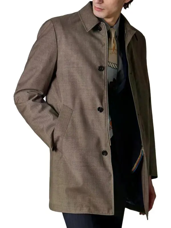 Paul Smith Wool Coat - Brown
