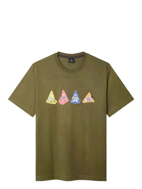 Paul Smith Cones' Print T-shirt - Green