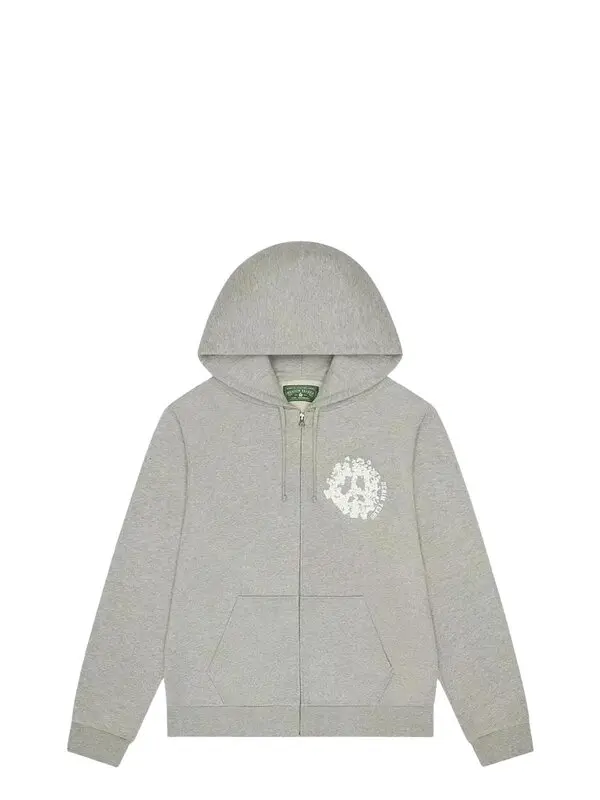 DENIM TEARS Zip-up Hoodie - Grey