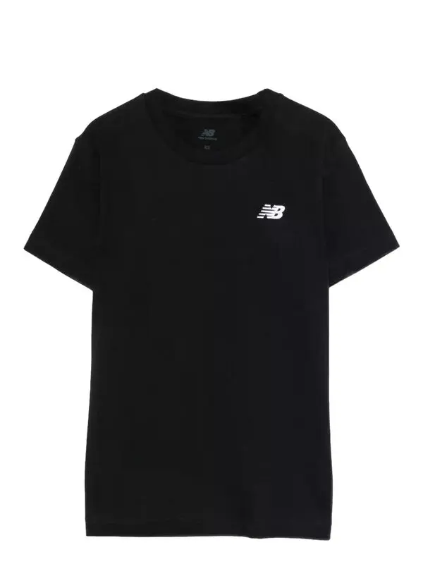 NEW BALANCE Logo-embroidered T-shirt - Black