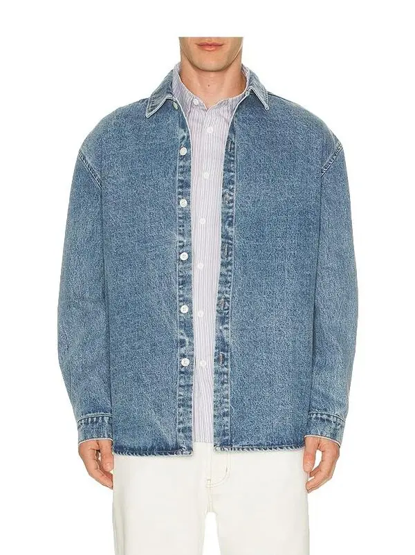 KROST Oversized Denim Shirt In . Also - Blue