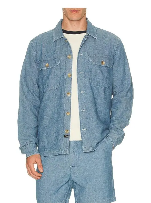Rails Hayes Long Sleeve Shirt In . Also - Blue