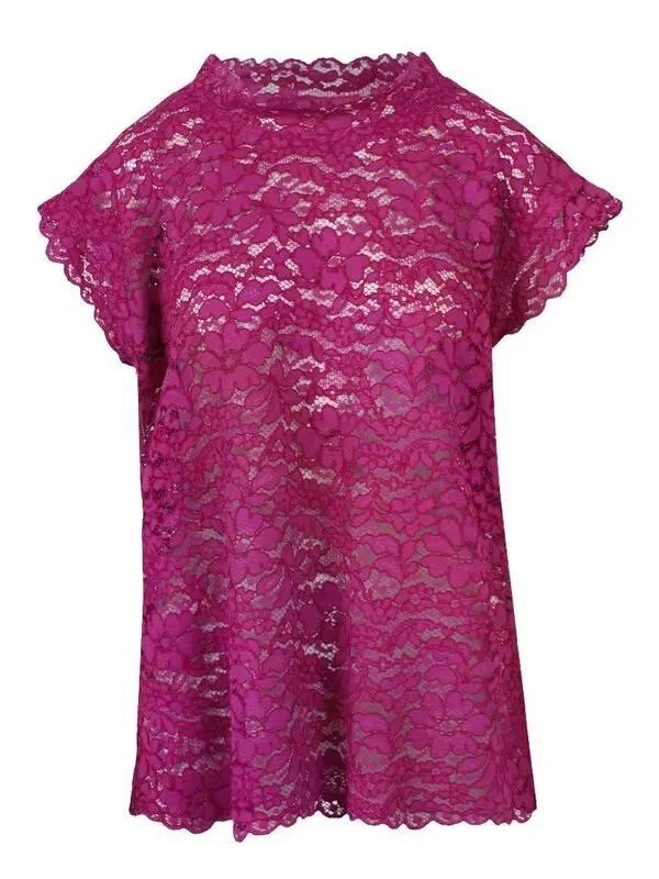 GIANLUCA CAPANNOLO Lace Tunic - Pink