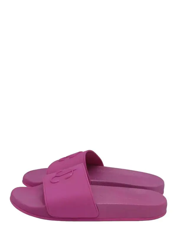 JIMMY CHOO Port F Pool Slides - Pink