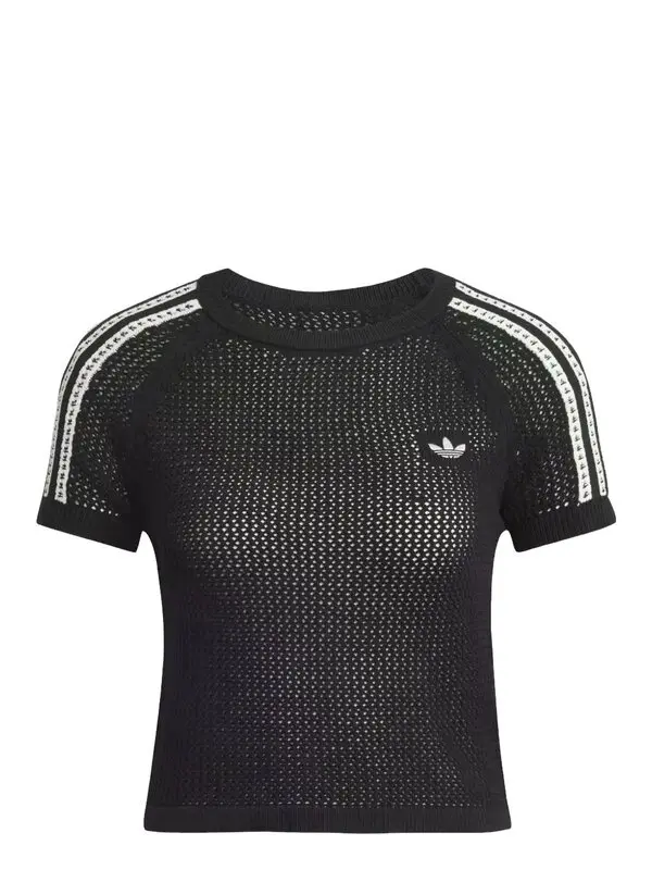 Adidas Knitted T-shirt - Black