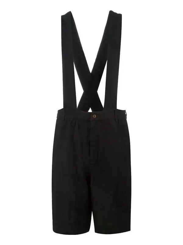 Comme Des Garçons Classic Short Dungarees - Black