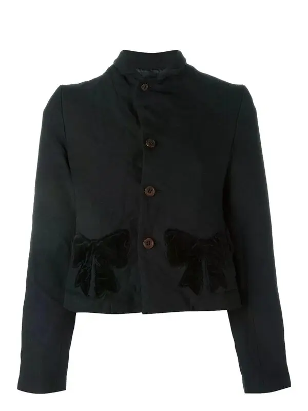 Comme Des Garçons Bow Detail Jacket - Black