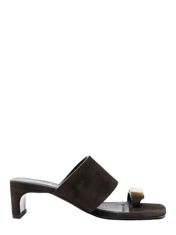 Elena Iachi Toe-ring Sandals - Brown