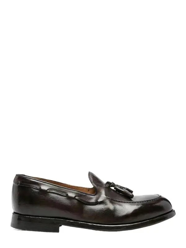 GREEN GEORGE Tassel Loafers - Brown