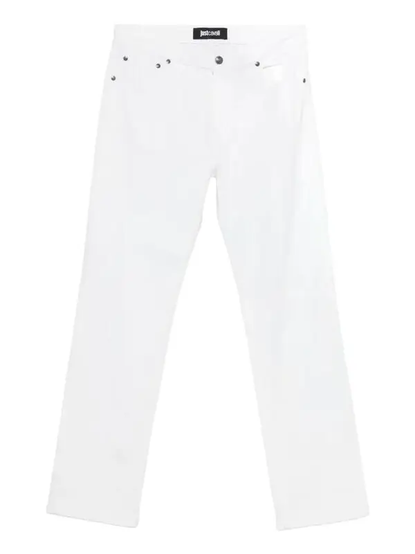 Just Cavalli Logo Jeans - White