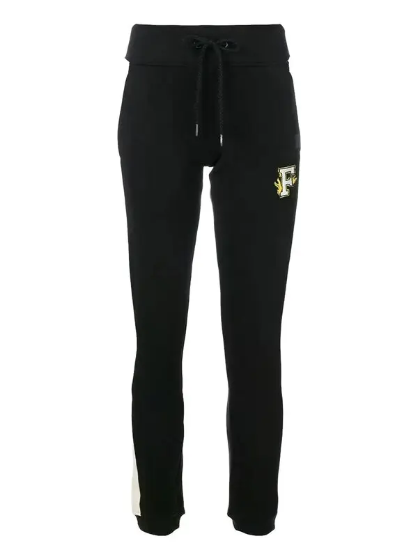 FENTY X PUMA Cotton Blend Logo Tracksuit Bottoms - Black