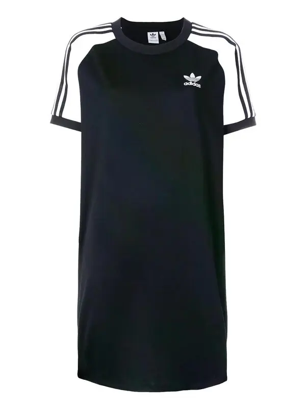 Adidas Originals Adicolour 3-stripe Raglan Dress - Black