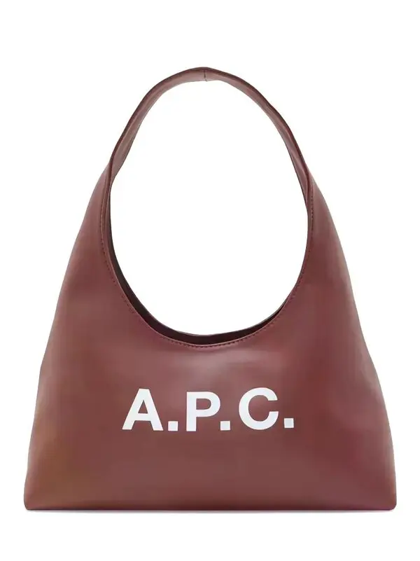 A.p.c. Ninon Logo Tote - Brown