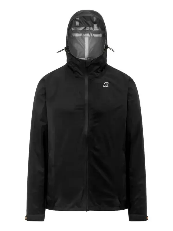 K-WAY Charmain Hooded Zip Jacket - Black