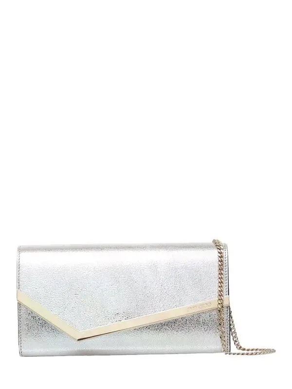 JIMMY CHOO Emmie Clutch - Metallic