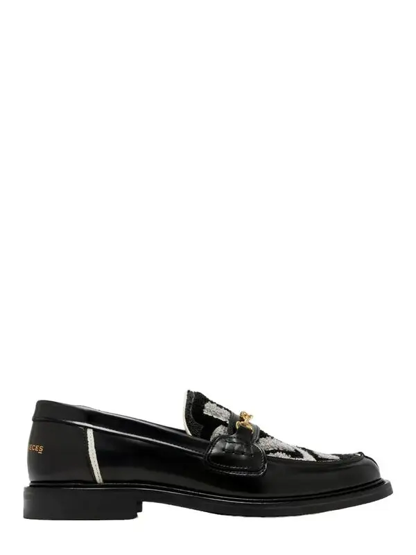 Filling Pieces Gowtu Horsebit Loafers - Black