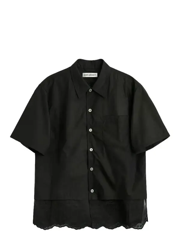 Our Legacy Pocket Lace Shirt - Black