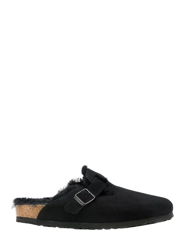 BIRKENSTOCK Boston Mules - Black