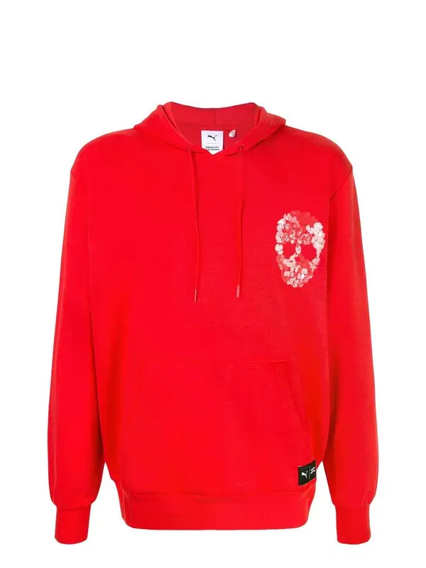 PUMA Skull Print Sweatshirt - Red