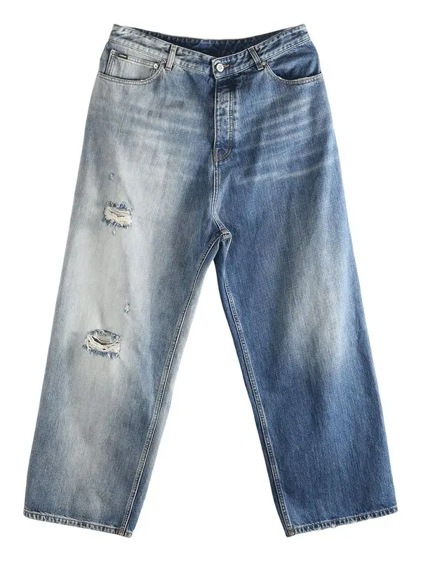 Vetements Degrade Effect Jeans - Blue