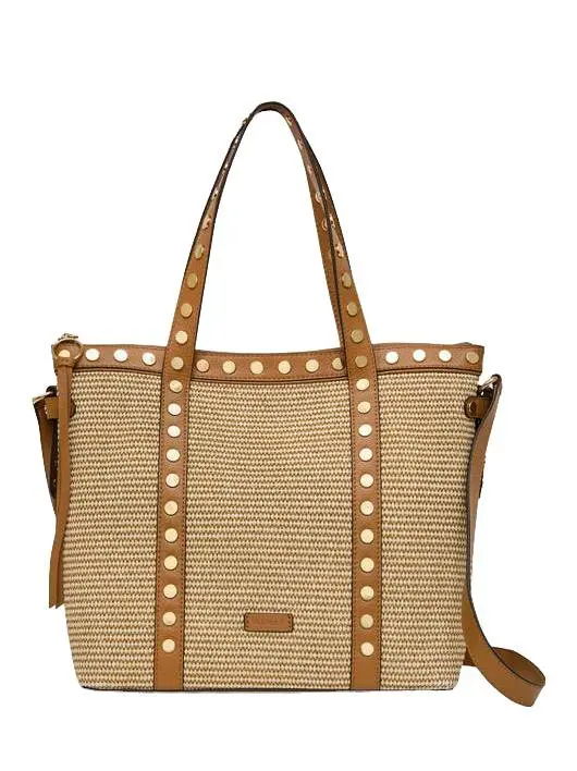 AIMEE Jagger Tote - Raffia Latte