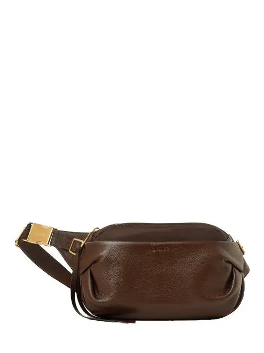 AIMEE Seeker Leather Sling Bag - Fudge/fudge