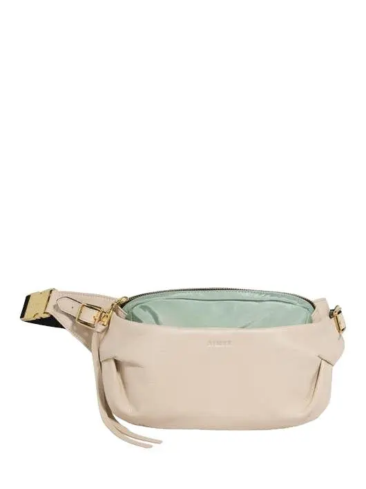 AIMEE Seeker Leather Sling Bag - Limestone Healers Green