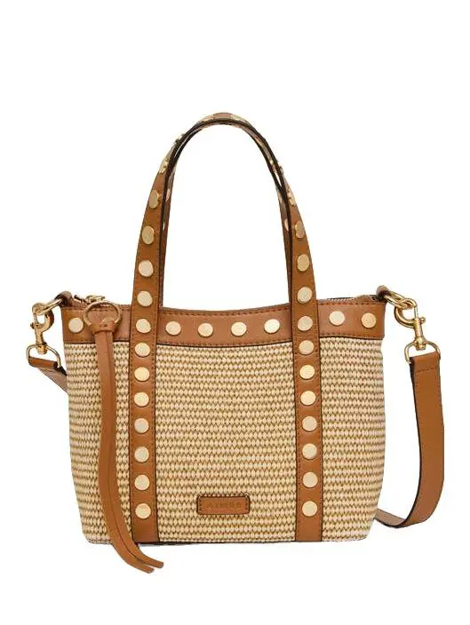 AIMEE Mini Jagger Tote - Raffia Latte