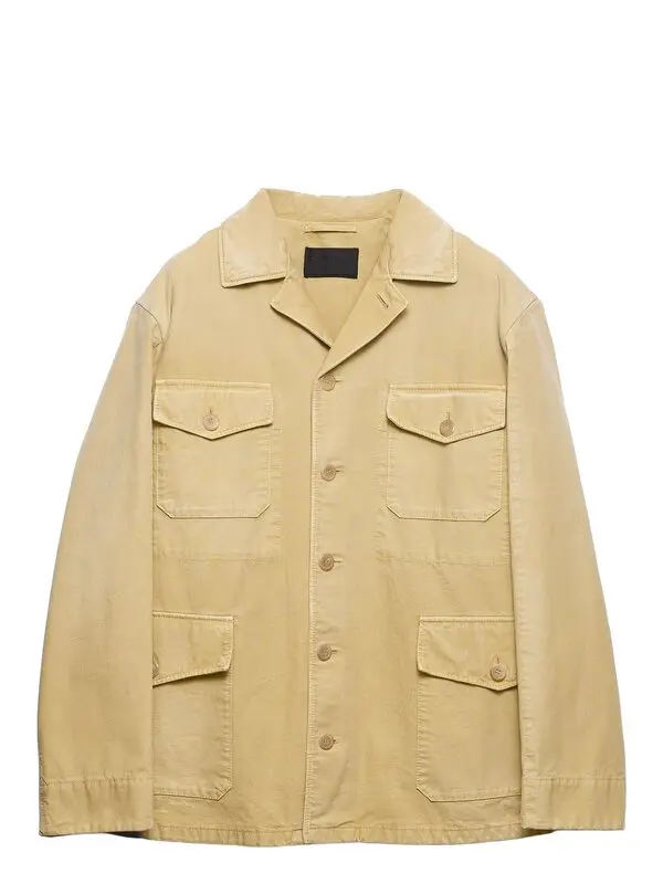 Prada Cotton Bouson Jacket - Neutral