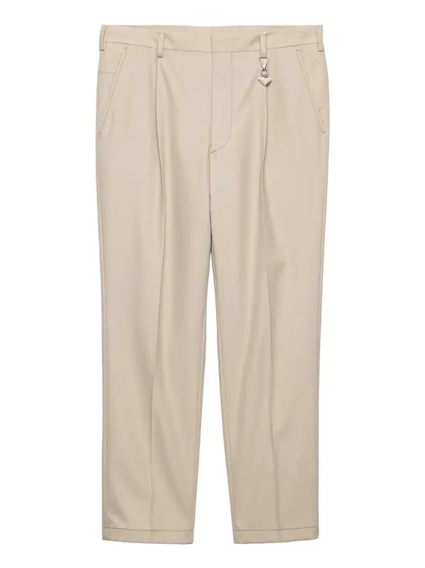 Prada Cotton Pants - Neutral