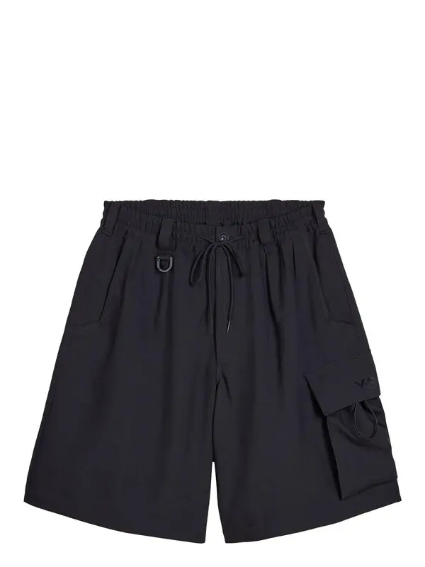 Y3 Cargo Shorts - Black