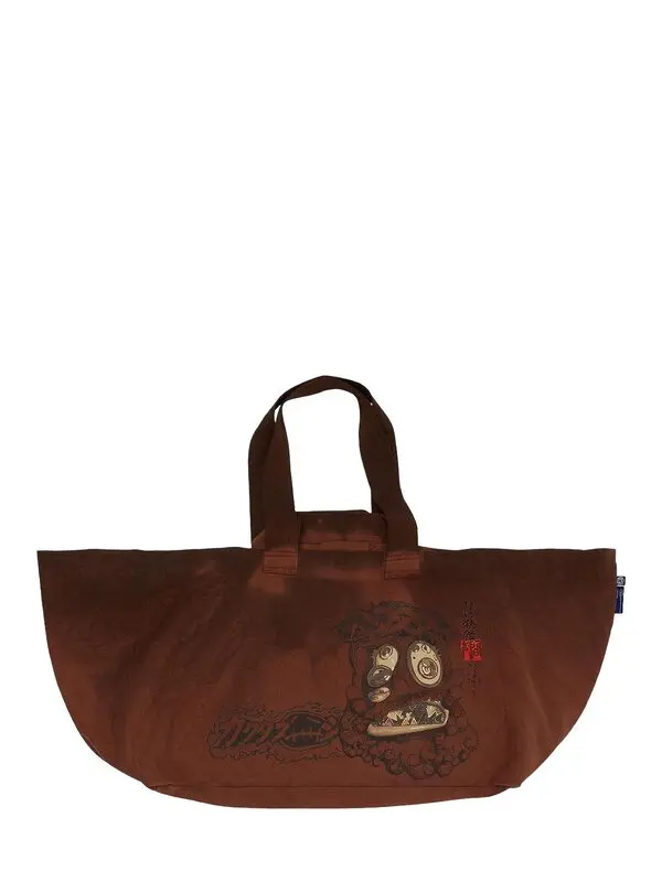 TRAVIS SCOTT X Takashi Murakami Jumbo Tote - Brown