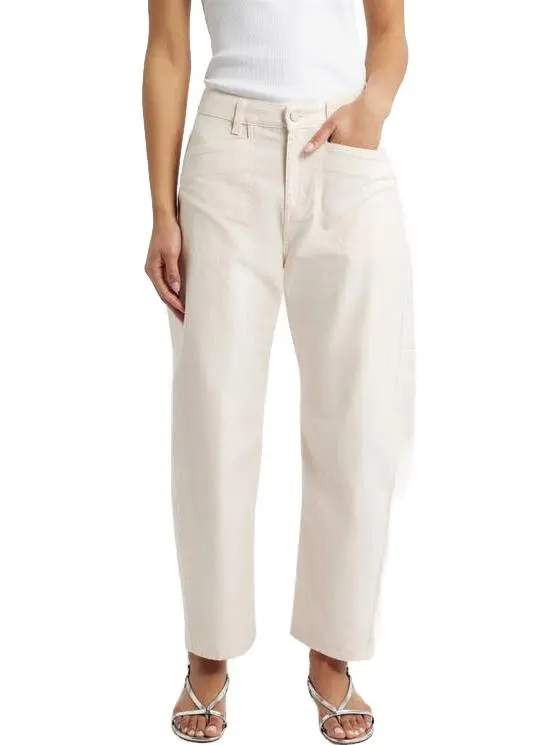 Rag & Bone Tapered Stretch Cotton Utility Pants - Light Pink