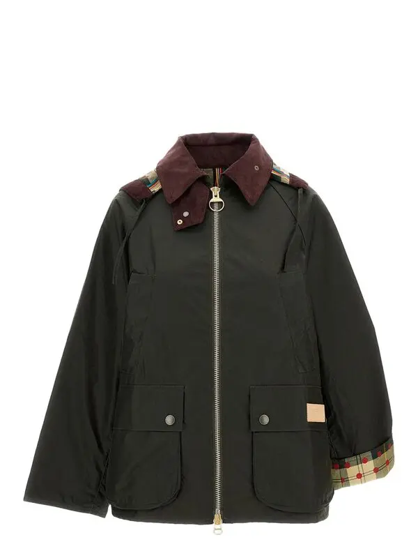 Barbour X Paul Smith Waxed Bedale Jacket - Green