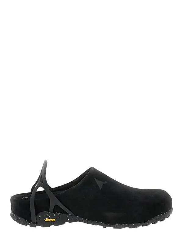 ROA Fedaia Wooden Sandal - Black
