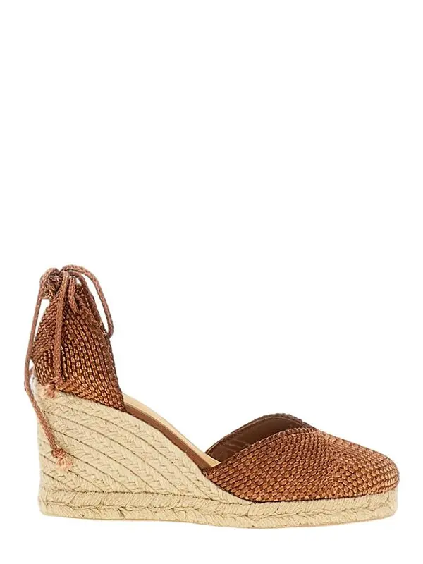 CastaÑer Cora 100mm Wedge Espadrilles - Brown