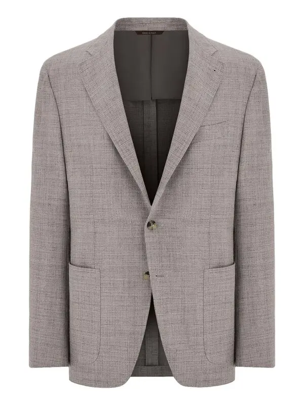 Canali Modern-fit Jacket - Grey