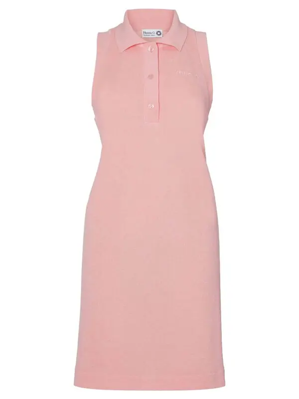 Hunza G Terry Towelling Tennis Dress - Pink