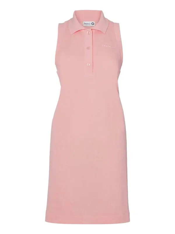 Hunza G Terry Towelling Tennis Dress - Pink