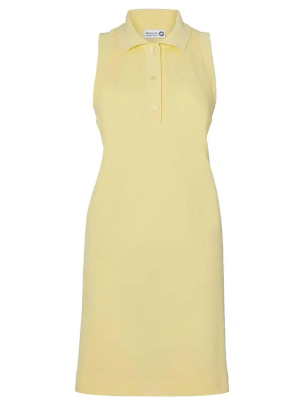 Hunza G Terry Towelling Tennis Dress - Butter