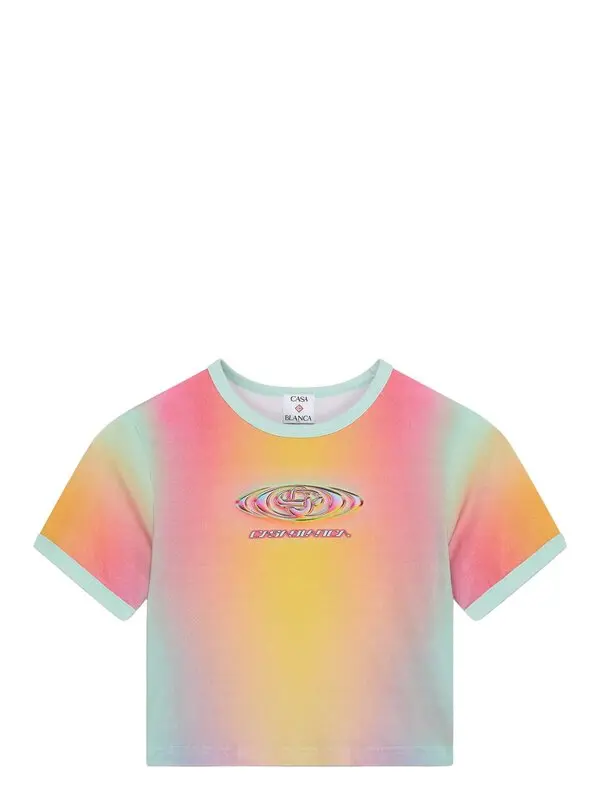 Casablanca Glass Gradient Printed T-shirt - Multicolor
