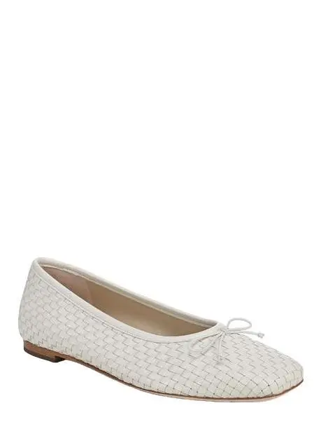 Vince Darla Weave Ballet Flat - Milk
