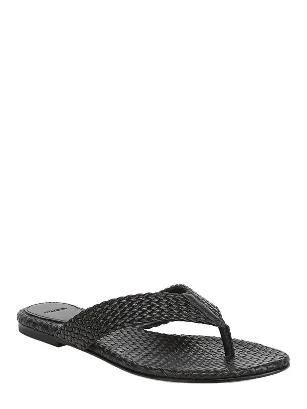 Vince Lotus Flip Flop - Black