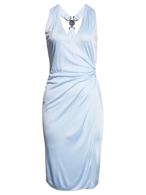 Versace Medusa '95 Liquid Jersey Dress - Pastel Blue