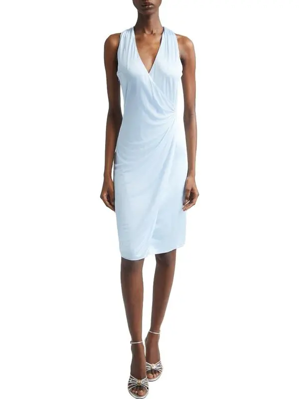 Versace Medusa '95 Liquid Jersey Dress - Pastel Blue
