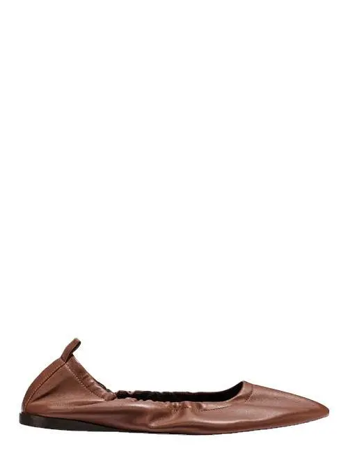 MARGAUX LONNBERG Pascale Flat - Cognac Nappa