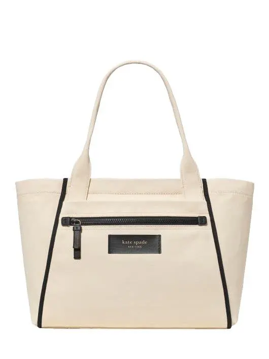 Kate Spade New York Dash Canvas Large Tote Bag - Natural