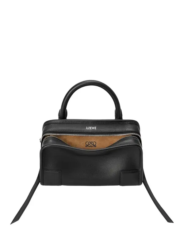 Loewe Mini Leather Amazona 180 Top-handle Bag - Black