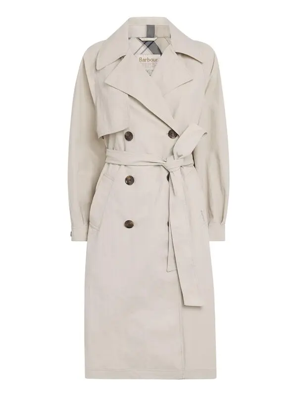 Barbour Showerproof Layla Trench Coat - Beige